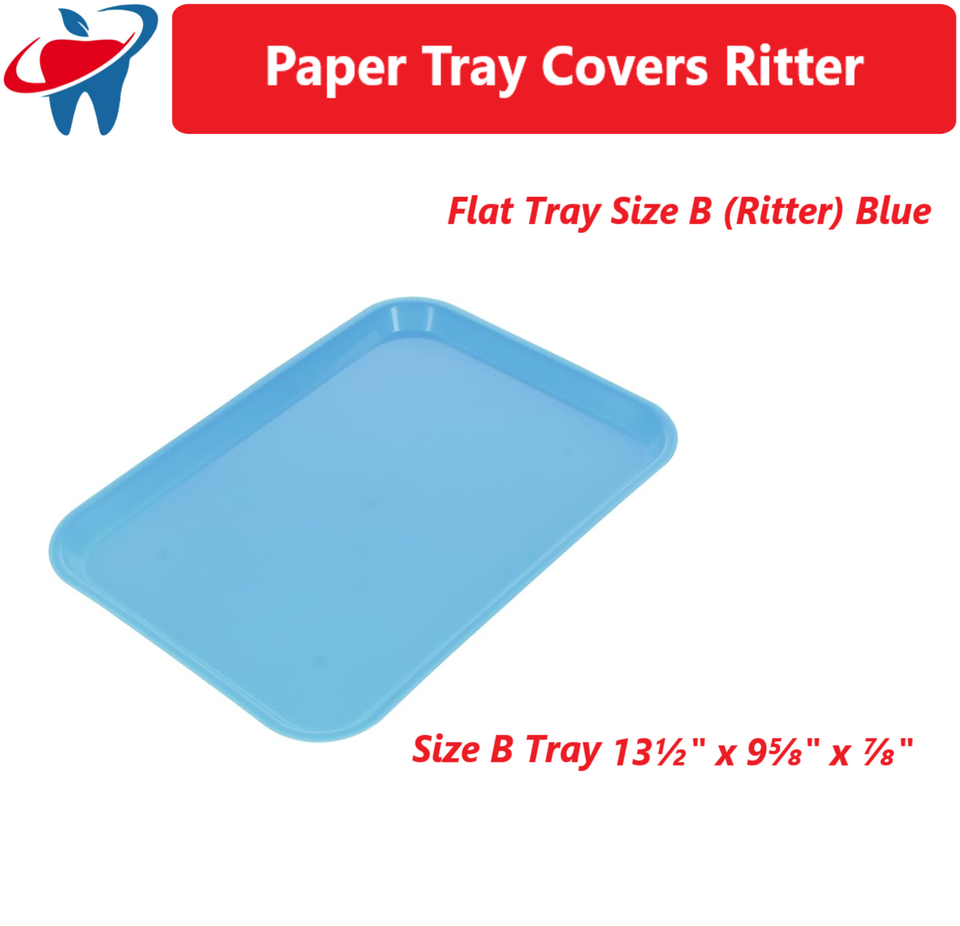 Dental Setup Flat B Tray Lid Cover, Divided B Ritter Trays B-Lok Tray ...