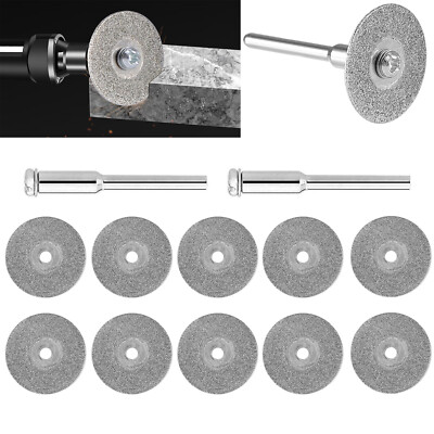 10 Diamond Cutting Wheels For Dremel Rotary Tool Die Grinder Metal Cut ...