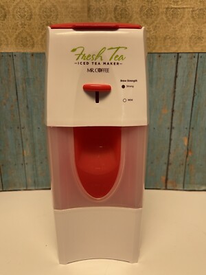 Mr Coffee Fresh Tea 3 Quart Iced Ice Tea Maker Red TM75RS (No Pitcher ...