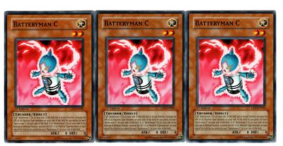 Yugioh - 3X Batteryman C - Common - 1st Edition - CRV-EN030 - Near Mint ...