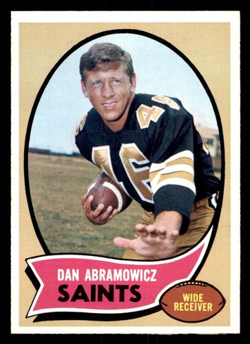 1970 Topps Football #215 Dan Abramowicz NM/MT *d2 | eBay