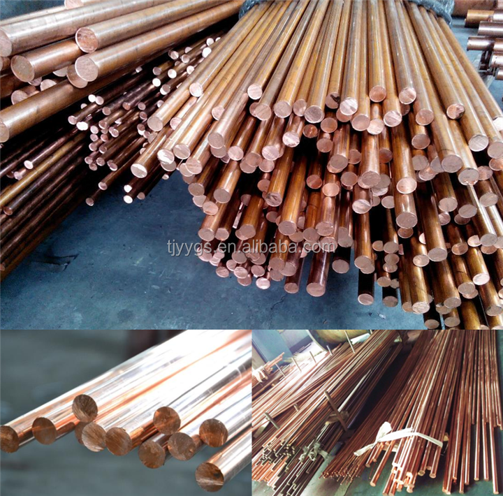 2Pcs Copper Rod Diameter 6mm Length 300mm alloy metal Round solid bar ...