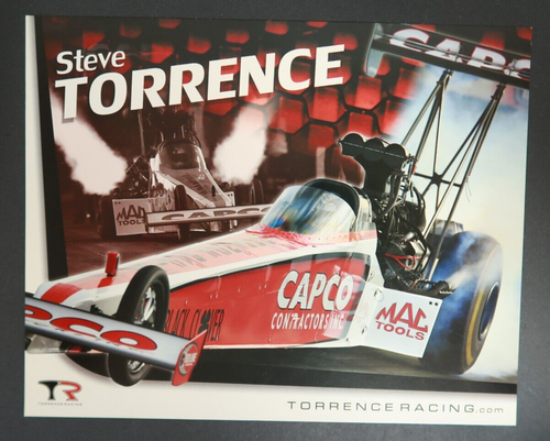 Steve Torrence Capco Contractors 8" x 10" Promotional Card 2005 NHRA ...