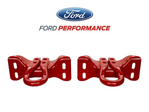 2017-2024 Ford Super Duty F250 F350 M-18954-SDR Red Steel Front Tow ...