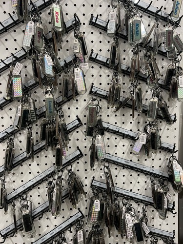 Solar Powered Flashing Name Keychain No Battery Needed | eBay