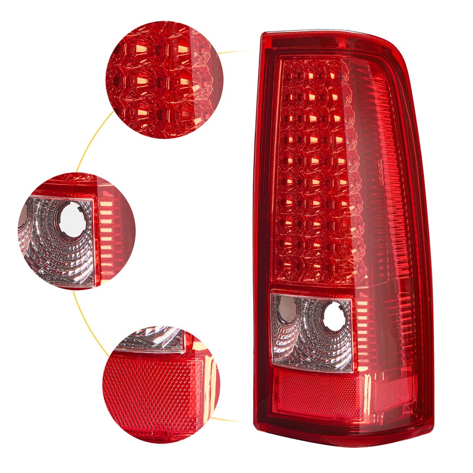 LED Tail Lights for Car Modification GMC Sierra 3500 2005 8.1L V8 LED ...