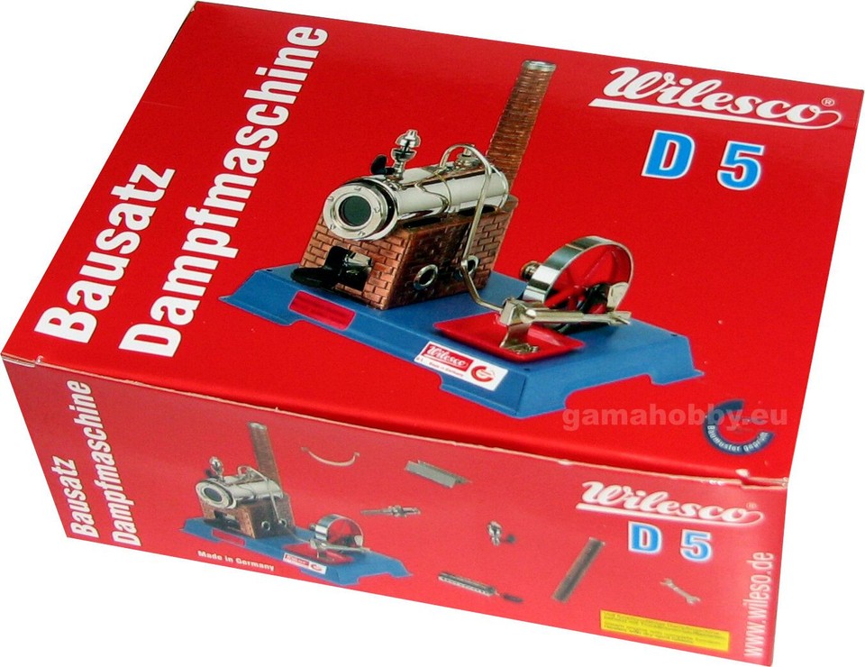 Wilesco D5 steam working live steam engine, self build kit, excellent ...