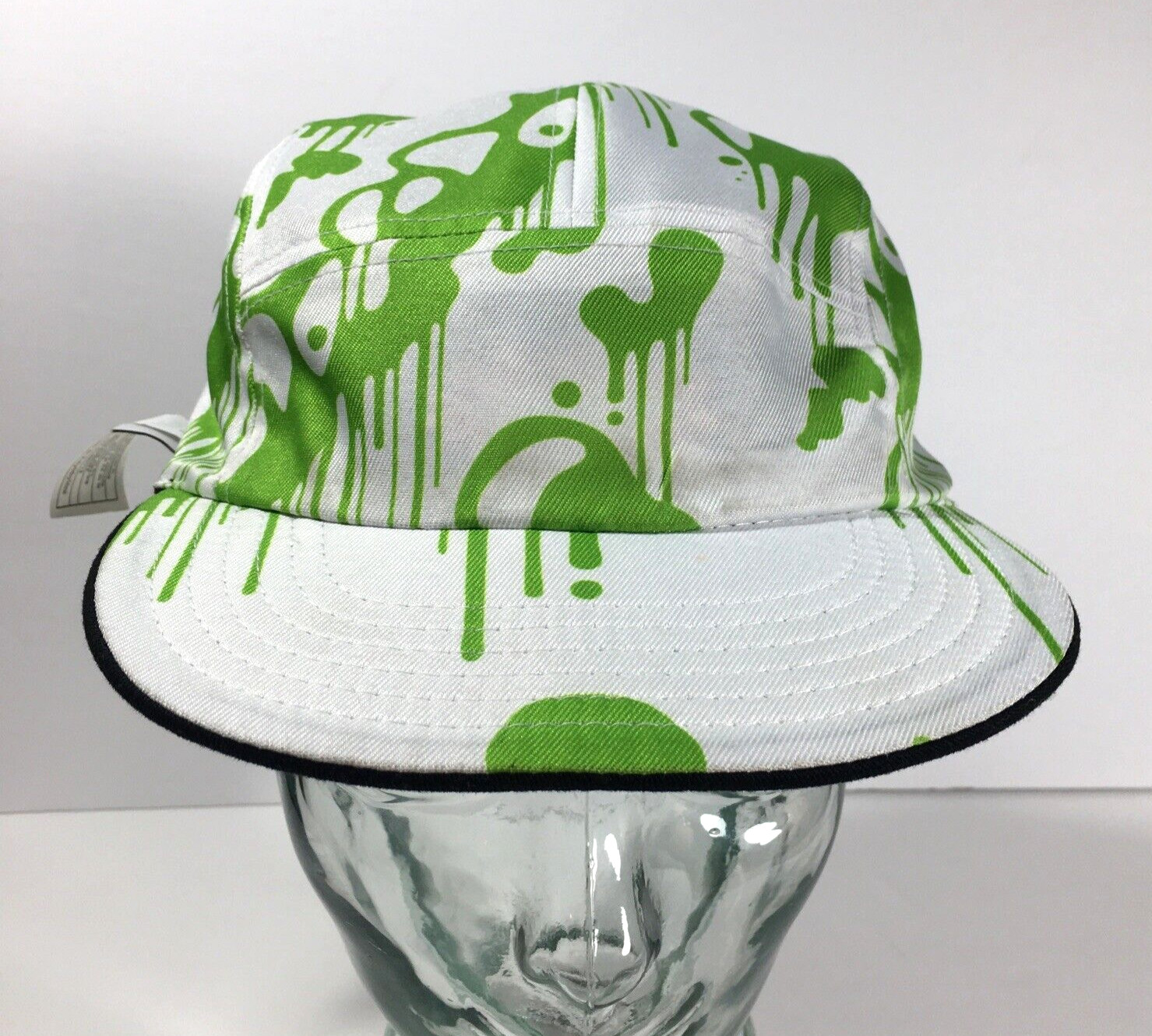 NICKELODEON REVERSIBLE SLIME CAMP CAP Adult HAT Black… - Gem