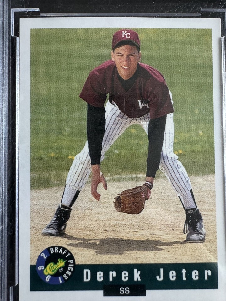 Derek Jeter RC Rookie 1992 Classic Draft Picks #6 BGS 10 Gem Mint ...