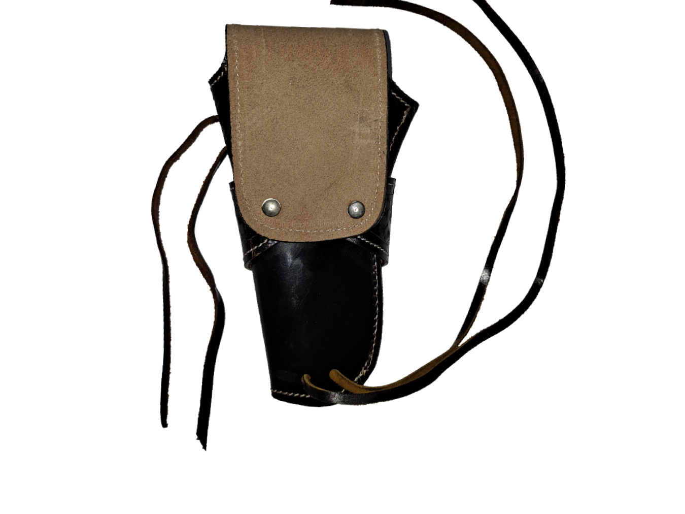 LEATHER HOLSTER RUGER GUN CASE WESTERN REVOLVER CASE WAFFLE TOOLED ...