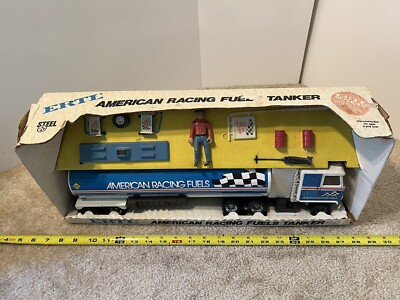 Rare! Vintage Ertl American Racing Fuel Tanker semi truck, tractor ...