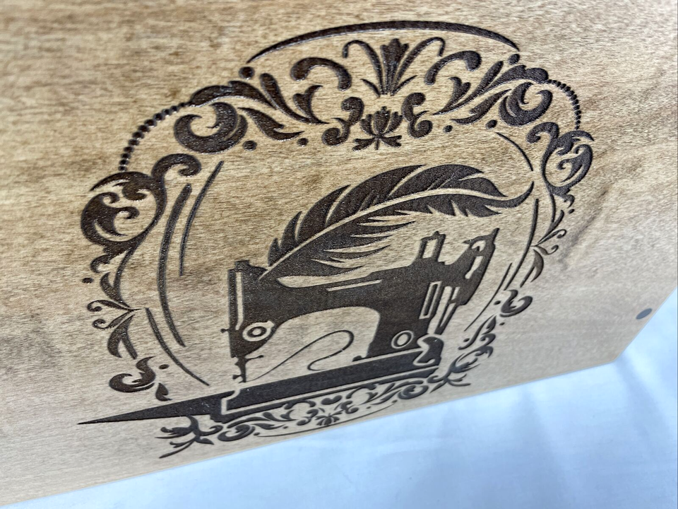 Custom Artisan Handcrafted Wood Singer Featherweight Sewing Machine ...