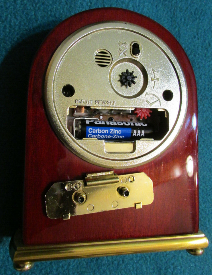 Benchmark Rosewood Arch Table Alarm Clock 5" | eBay