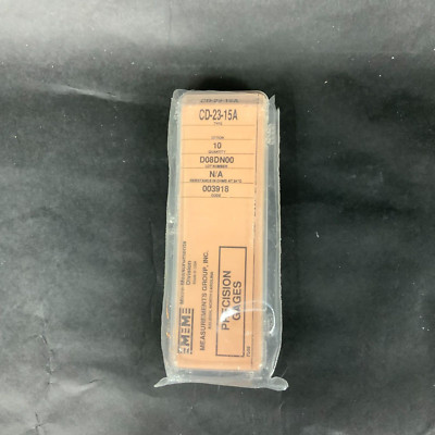 MICRO-MEASUREMENTS CD-23-15A PRECISION STRAIN GAUGE - BOX OF 10 ($25 ...