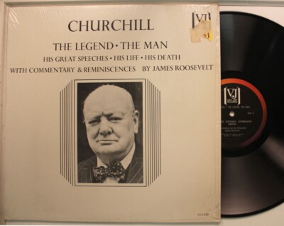 James Roosevelt Lp Churchill - The Legend, The Man On Vee Jay - Vg++ To ...