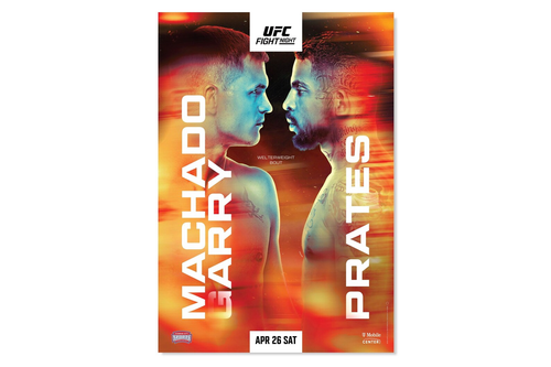 UFC Fight Night: Machado Garry vs Prates Event Poster, Decor Home, UFC ...