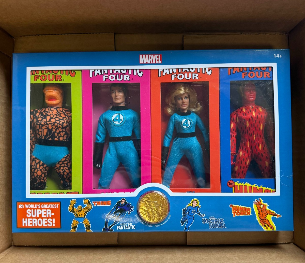 SEALED! Disney MEGO Fantastic Four 4 Pc 8” Action Figure Set LE4000 | eBay