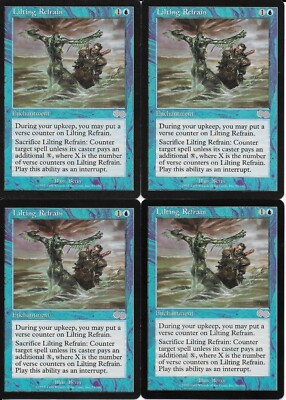 MTG: LILTING REFRAIN Urza's Saga UNCOMMON; played, Excellent condition ...