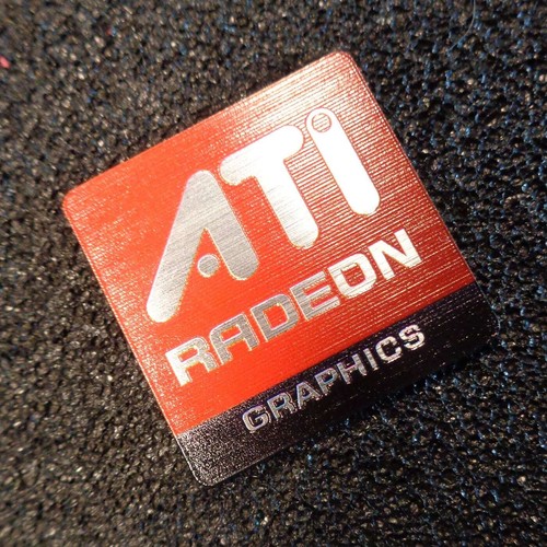 ATI Radeon Retro PC Logo Label Decal Case Sticker Badge [498] | eBay