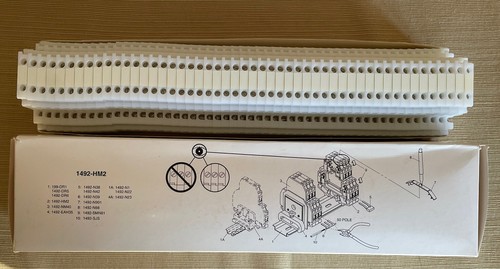 Allen Bradley 1492-HM2 Two Tier DIN Rail Mount Terminal Block 50pcs NEW ...