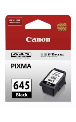 2x Genuine Canon PG-645 Black Ink Cartridges for MX496 TS3160 TR4560 ...