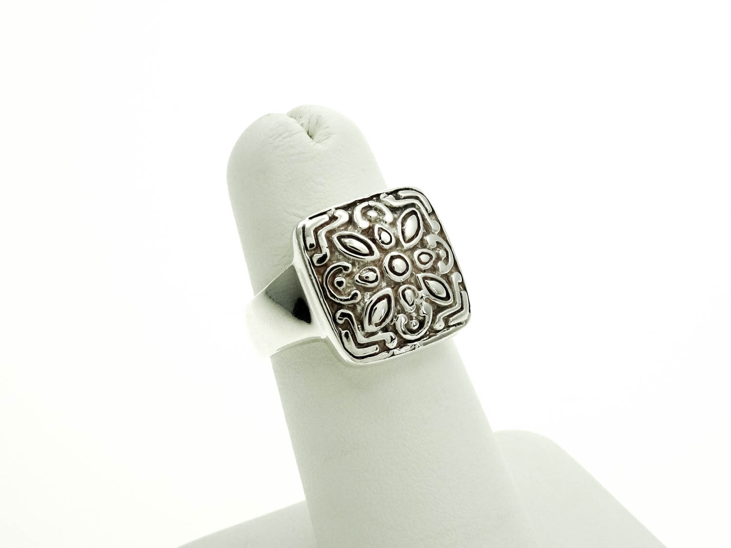 Sterling Silver Ring With Vintage Style Fancy Designs Size- 7 | eBay