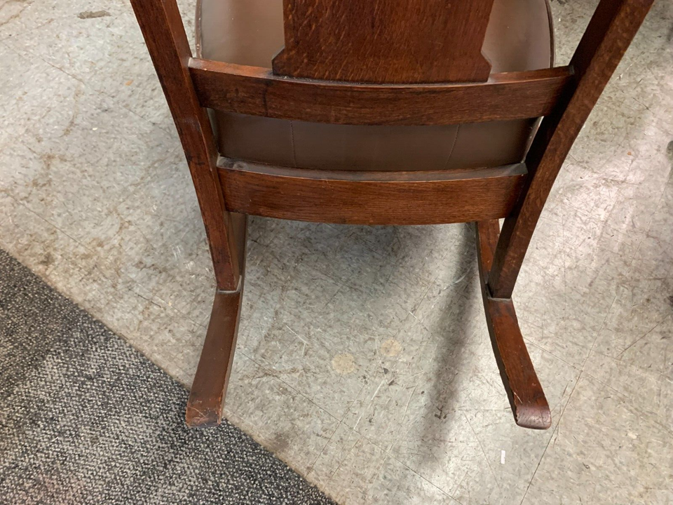 Limbert ? Stickley Style Mission Oak Antique Solid Wood Rocker Rocking ...