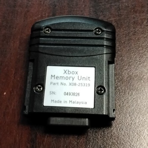 Original Microsoft Xbox Memory Unit Card X08-25319 | eBay