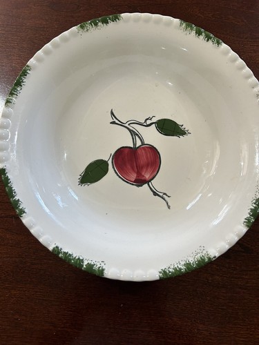 BLUE RIDGE SOUTHERN POTTERIES 9 1/2'' SERVING DISH/BOWL HAND PAINTED ...