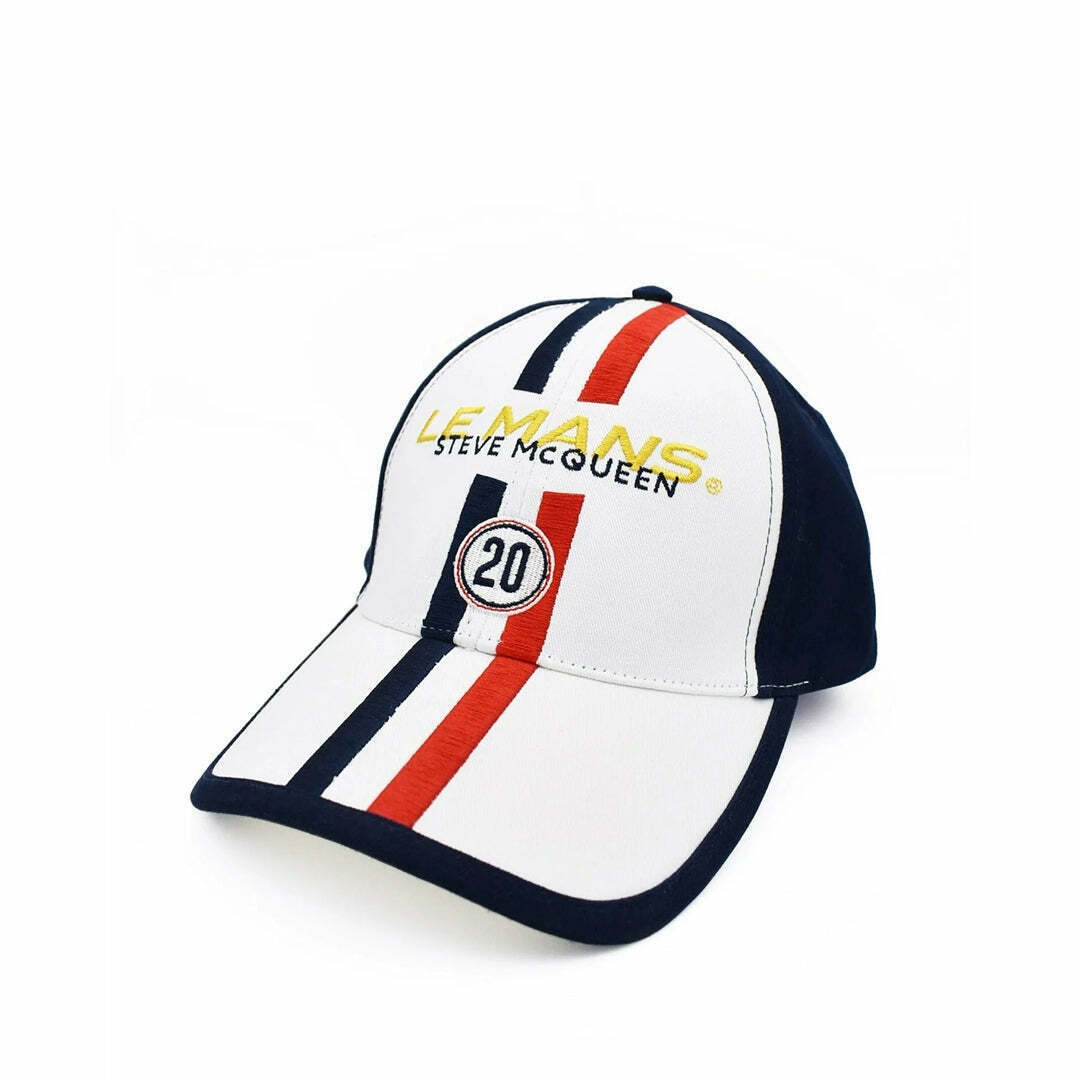 Steve McQueen Le Mans Racing Two Tone Baseball Cap Hat - Official Merch ...