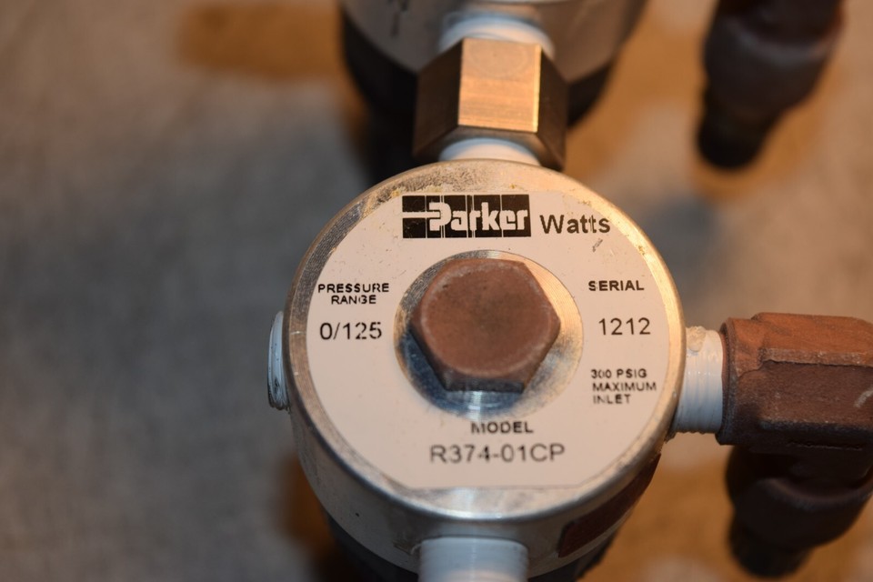 Parker Watts R374-01CP Regulator Lot | eBay