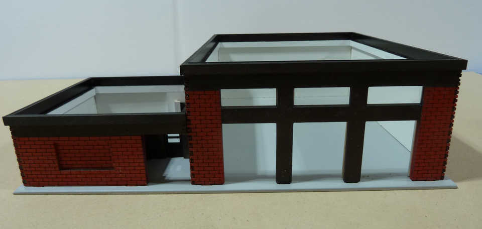 Custom 1/64 Scale 3 Bay Garage/Station/Office/Firehouse Model | eBay