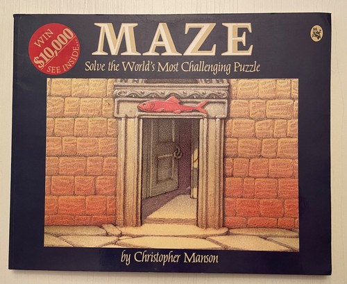 Maze: Solve the World's Most Challenging Puzzle book © 1985, Manson, Blue Prince | eBay