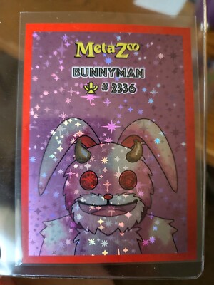 Metazoo PFP Token Card Bunnyman #2336 Holo Foil Rare! | eBay