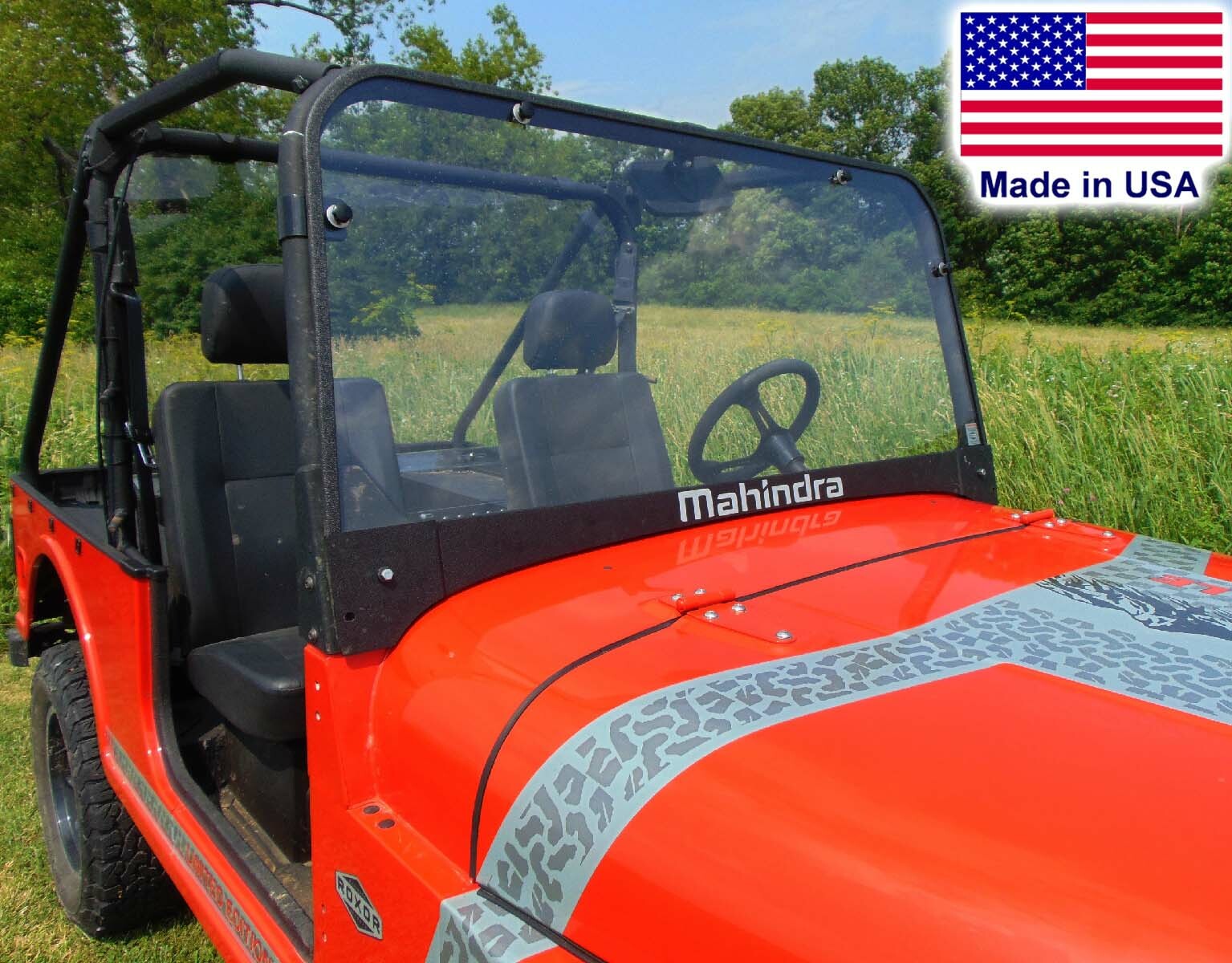 Mahindra Roxor SOLID HARD WINDSHIELD - Polycarbonate - Withstands ...