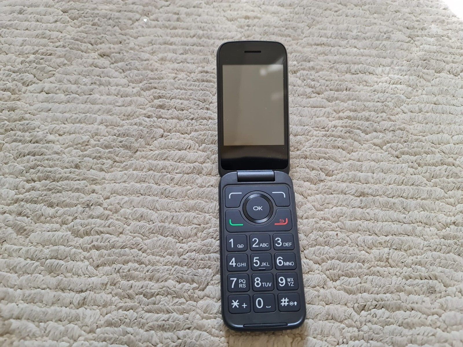 Alcatel MyFlip 2 - A406DL - Black (TracFone) 4G LTE GSM Prepaid Flip ...