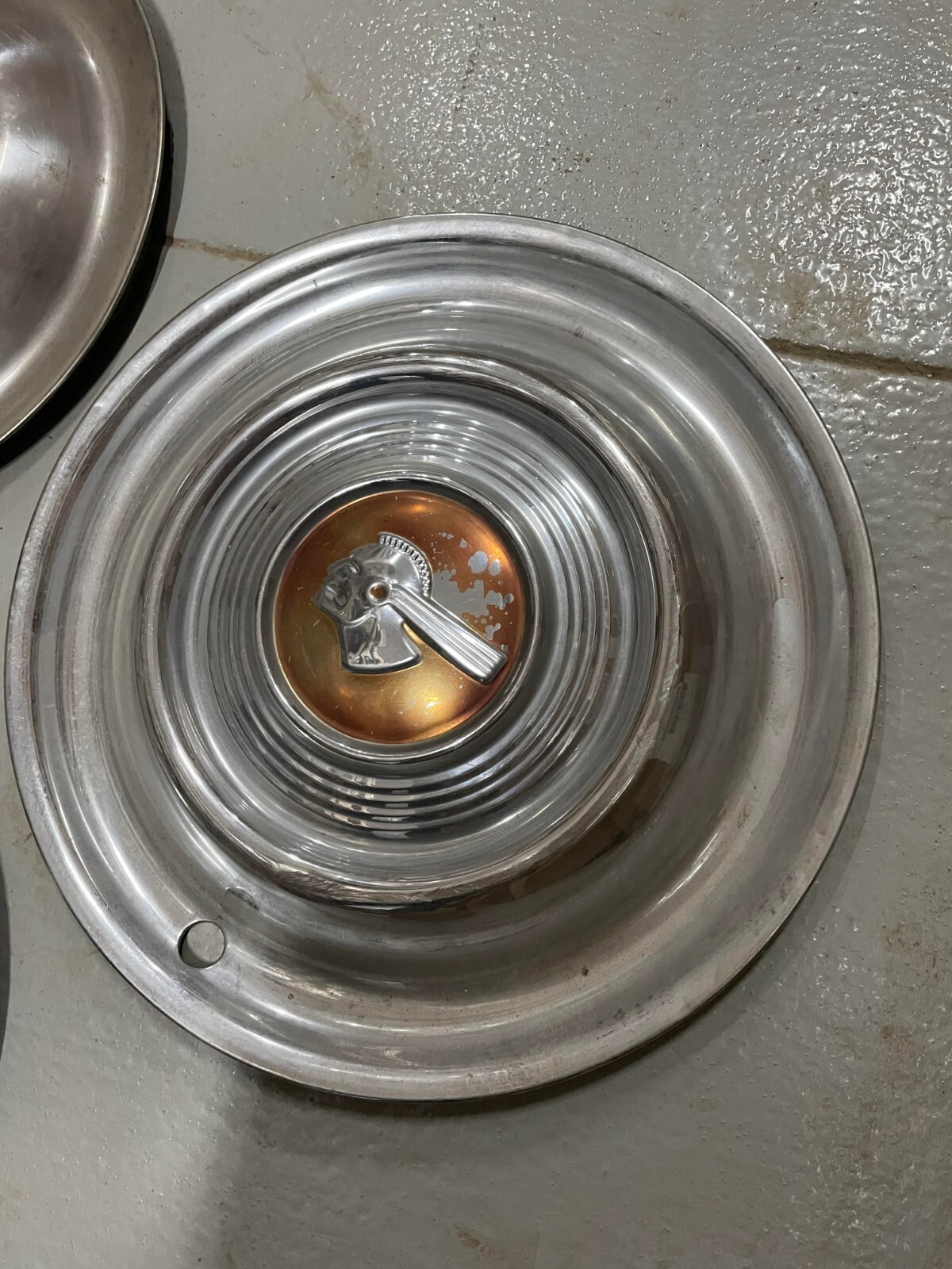 1950's Pontiac "CHIEF" Hubcap (Wheel Cover) Indian (Native American) | eBay