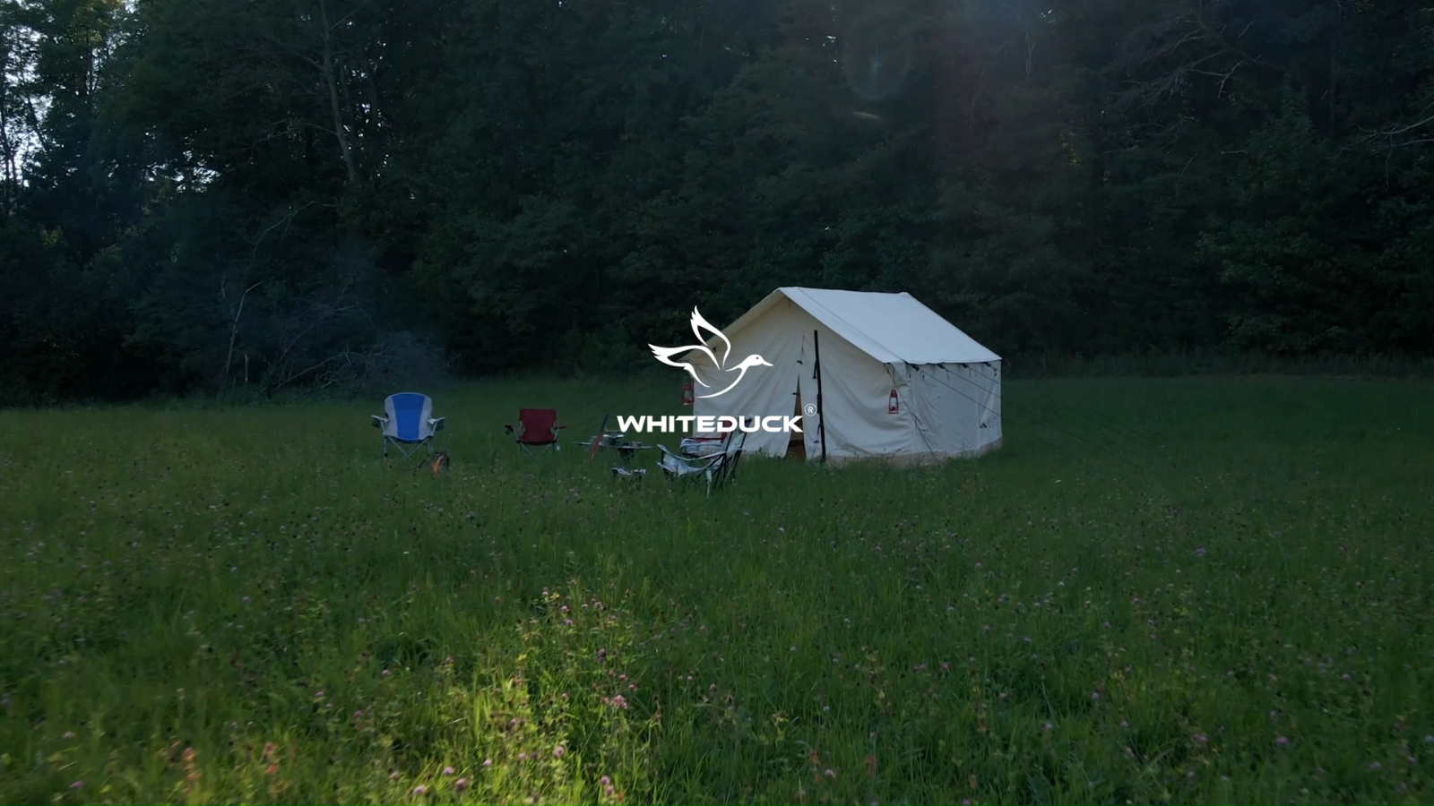 WHITEDUCK Alpha Canvas Wall Tent – Waterproof 4 Season Outdoor Camping ...