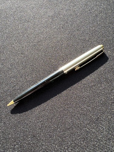 Parker 45 Pencil Black & Stainless Steel & Gold 0.5mm W Eraser New | eBay