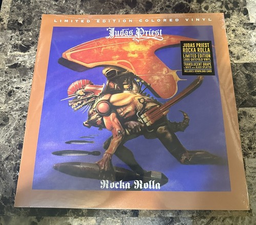 Judas Priest - Rocka Rolla, 1 LP, 180G, Translucent Grape & White ...