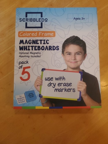 Pack of 5 Colored Frame Magnetic Whiteboards Dry Era... 852957008543| eBay