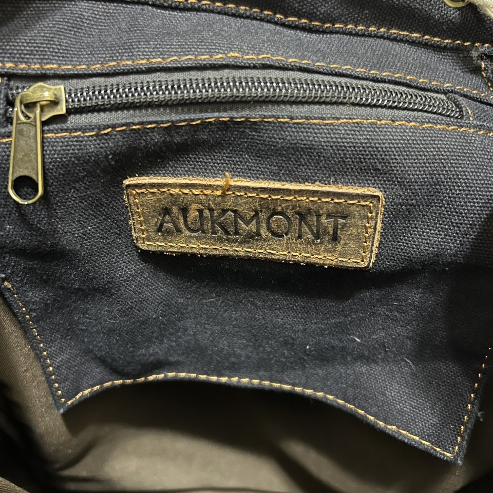 Aukmont Black Canvas Backpack | eBay