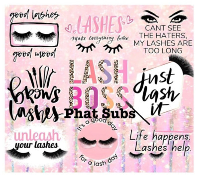 20oz Sublimation Tumbler Wrap Lash Boss Ready To Press Heat Transfer | eBay