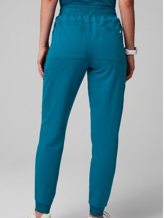 Fabletics Caribbean Blue Scrub Set (Women’s Size Medium/Medium Short ...