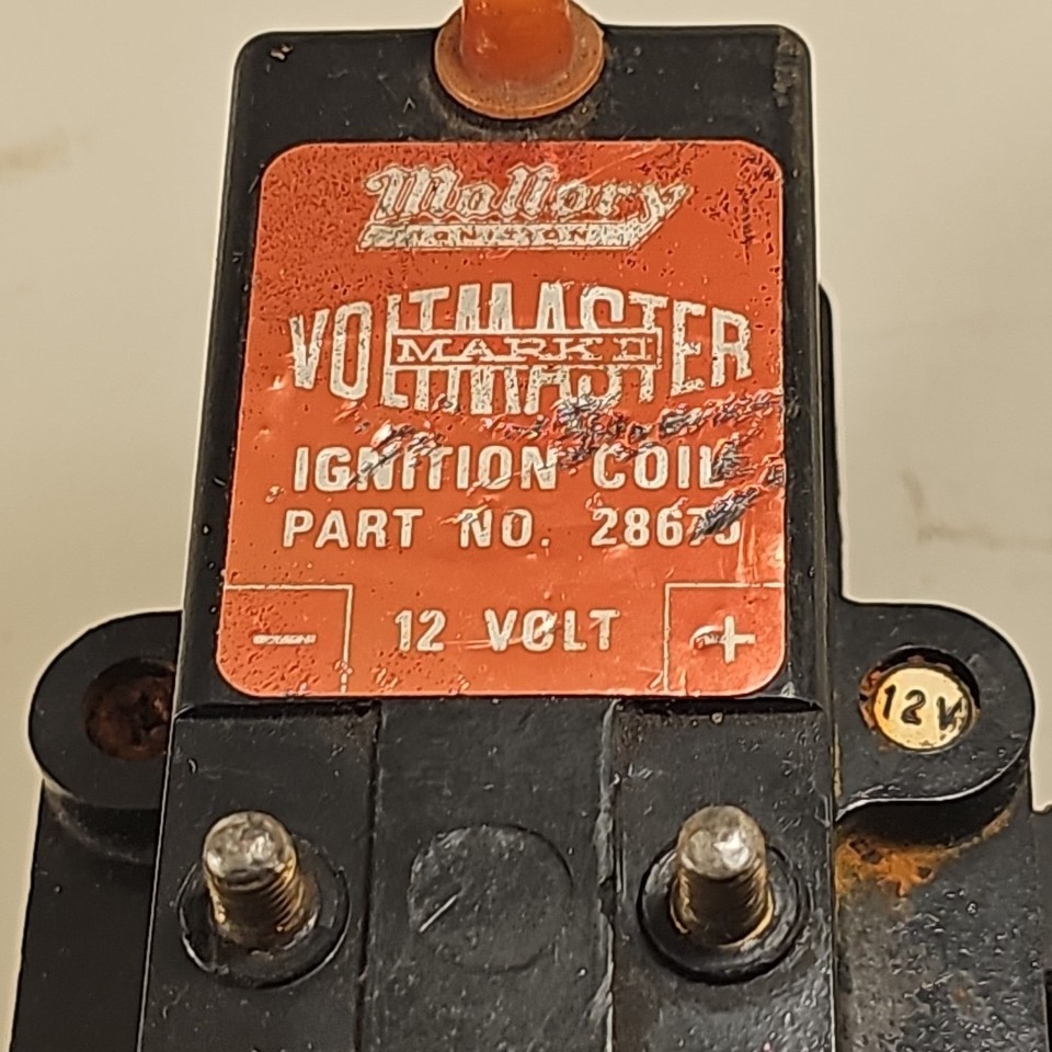 Vintage Mallory 28675 Ignition Coil High Performance 12V Coil | eBay