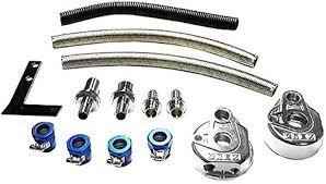 Nissan OEM GReddy Oil Filter Relocation Kit Fits Nissan Skyline GTR R32 ...