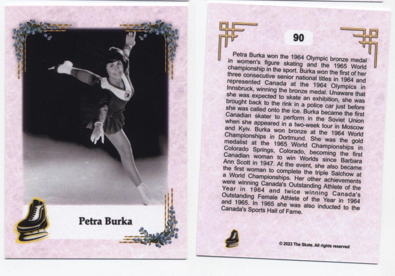 2023 The Skate Women #90 Petra Burka figure skating champ | eBay