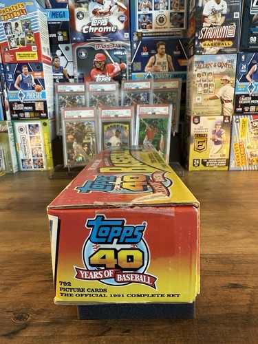 1991 Topps Factory Set-Opened: Complete #1-792 in Original Box | eBay