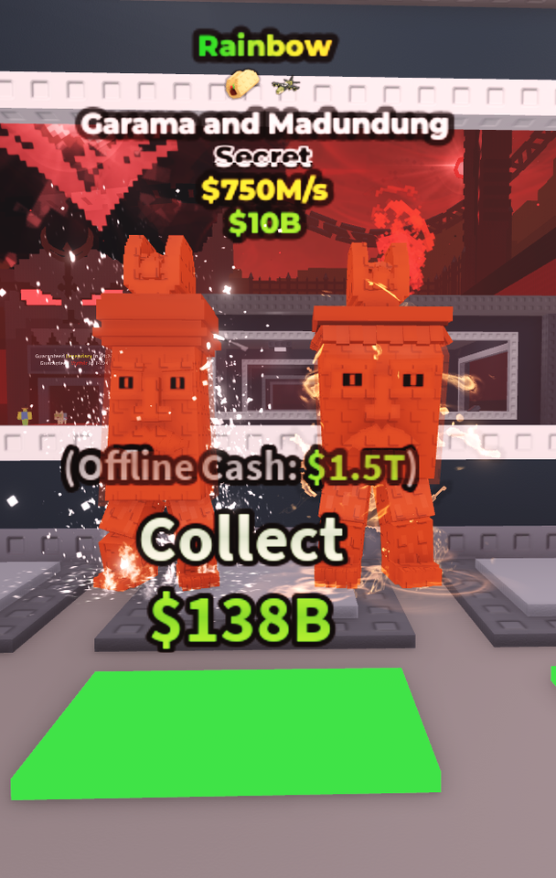 RAINBOW 🌮 GARAMA AND MADUNDUNG 750M🌈Steal A Brainrot SAB SECRET Fast ...