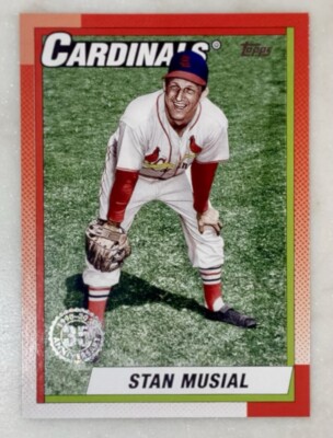Stan Musial 2025 Topps Series 1 1990 Topps #T90-95 St. Louis Cardinals ...